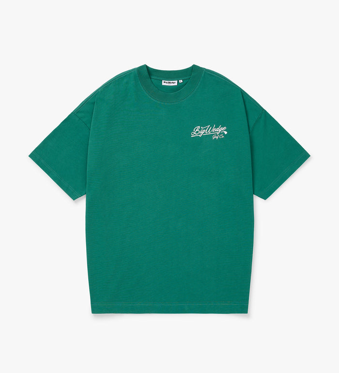 Big Wedge Script T-Shirt - Green